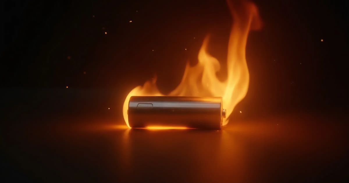 Risque incendie lié aux batteries au lithium et cartouches de protoxyde ...