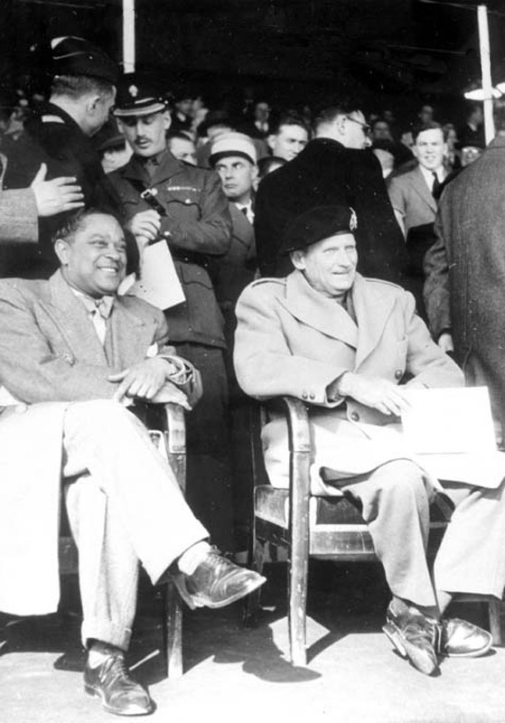 Avec le Maréchal MONTGOMERY (3 avril 1947) | Sénat