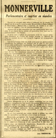 Biographie complète de Gaston Monnerville | Sénat